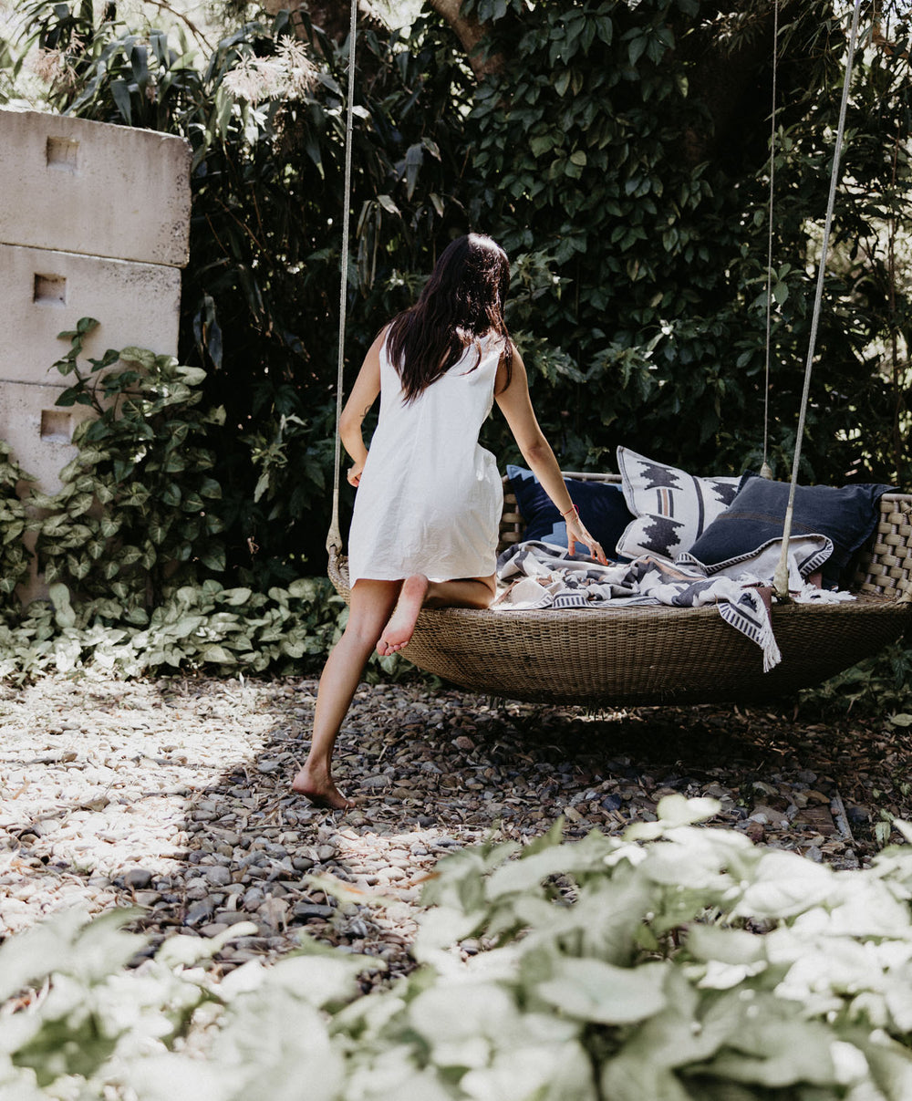 Up River Cushion Cover | Natural